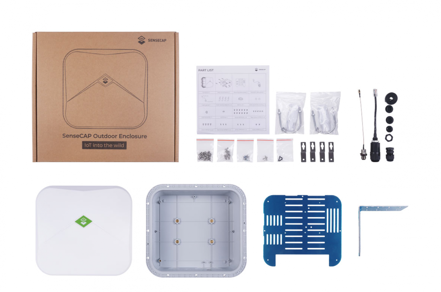 Unboxing & Assembly with SenseCAP Outdoor Enclosure - SenseCAP M1/M2 ...