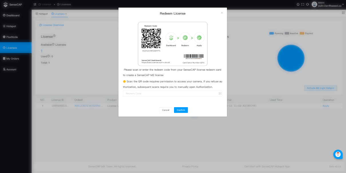 License and Order - SenseCAP M1/M2 Hotspot Helium - Official Site
