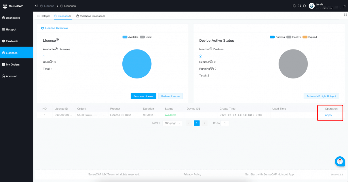 License and Order - SenseCAP M1/M2 Hotspot Helium - Official Site