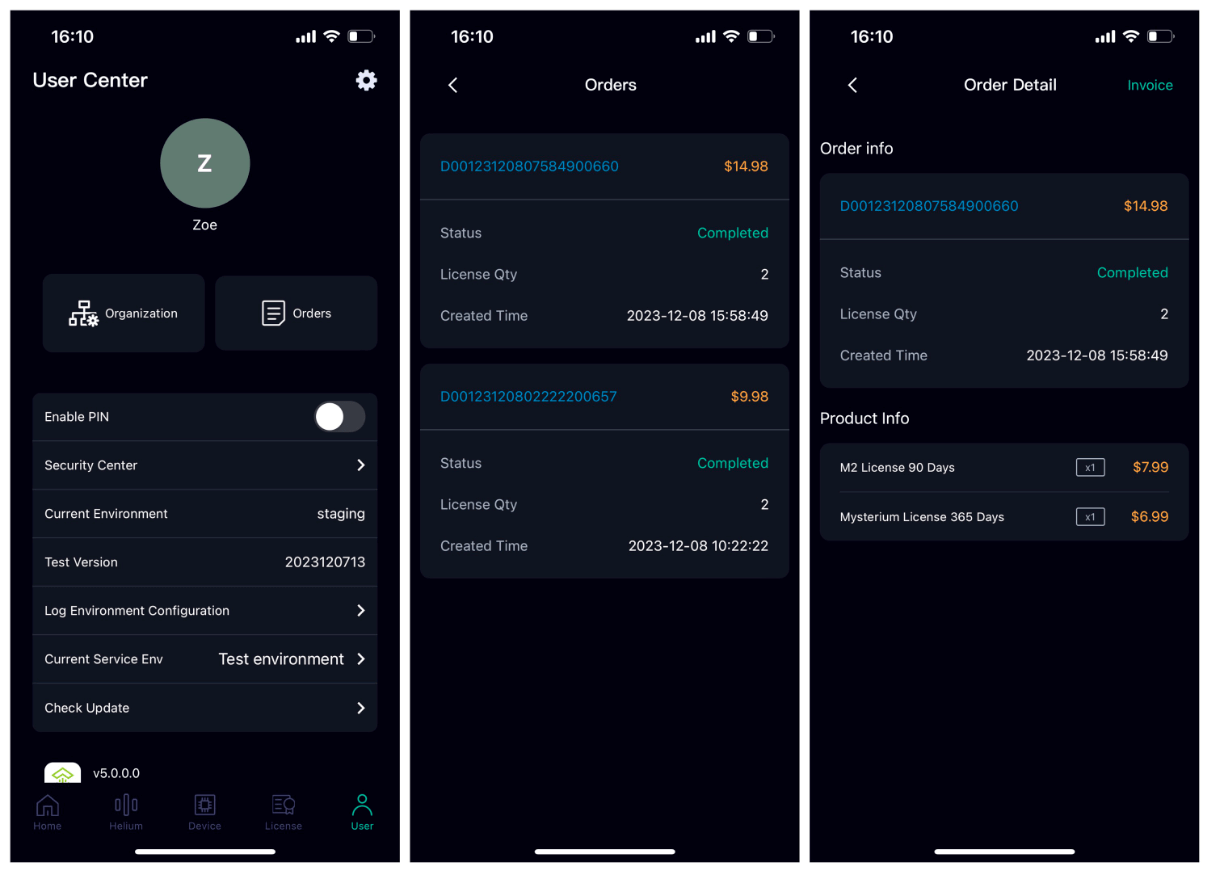 My Order - SenseCAP M1/M2 Hotspot Helium - Official Site